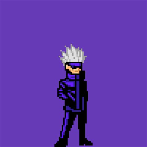 Editing Satoru Gojo Free Online Pixel Art Drawing Tool Pixilart