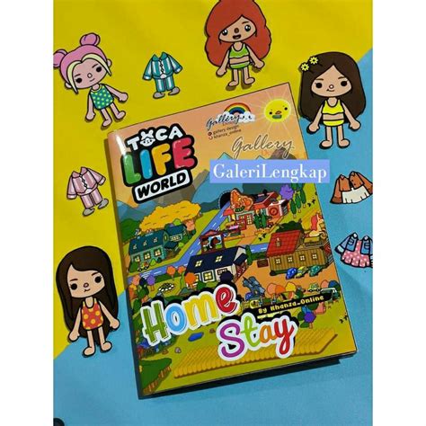 Jual Paper Doll Toca Boca HOME STAY Mainan Edukatif Anak Best Seller
