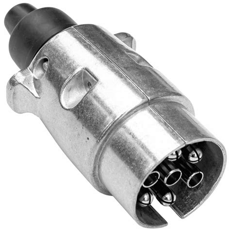Wtyczka Wtyk Przyczepy 7PIN KNOTT Do Gniazda Haka Przyczepki Metalowa