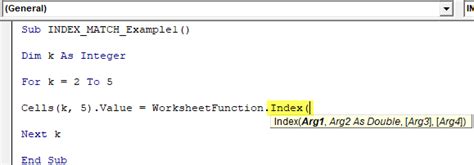 vba index match how to use index match function in vba examples