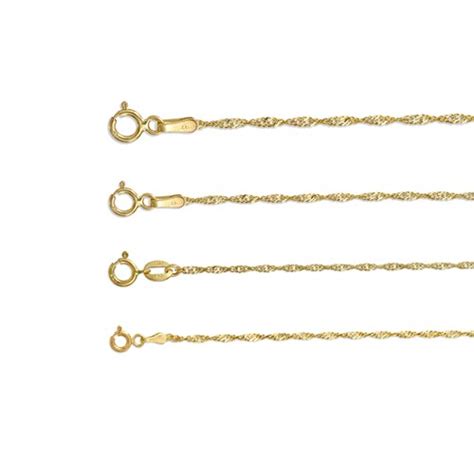 Solid 14K Gold Box Chain Necklace Delicate Dainty Layered Etsy