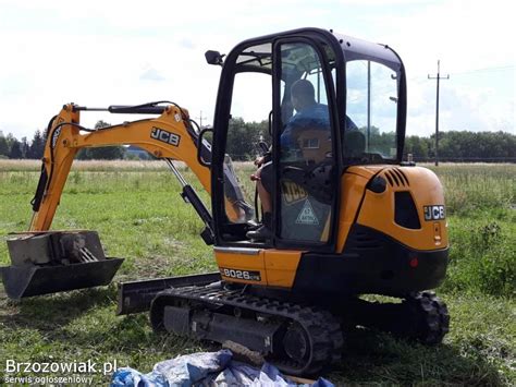 Minikoparka Koparka JCB Roboty Ziemne Wywrotka Do 3 5t Koparka
