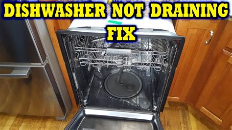Dishwasher Not Draining FIX D I Y KitchenAid Whirlpool