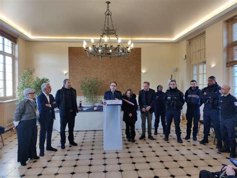 Inauguration du poste de police municipale Coignières
