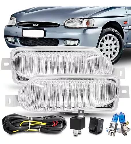 Kit Farol Milha Escort Sw Zetec 1997 A 2002 Auxiliar Brinde