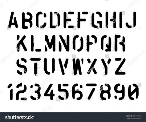 Detailed Graffiti Spray Paint Font Type Part Vector Image 53 OFF