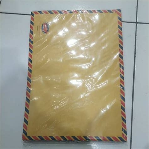 Jual 10 Pcs Amplop Coklat Air Mail Tali 310 Amplop Lamaran Kerja
