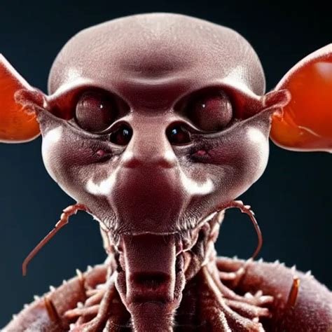 Close Up Of An Angry Human Ant Hybrid Creepy Stable Diffusion