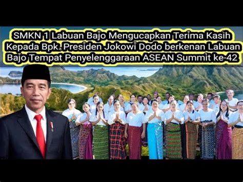 Ucapan Terimakasih Kepada Bpk Presiden Jokowi Atas Penyelenggaraan