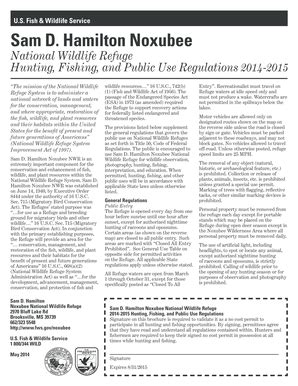 Fillable Online Fws Hunting Regulations U S Fish And Wildlife