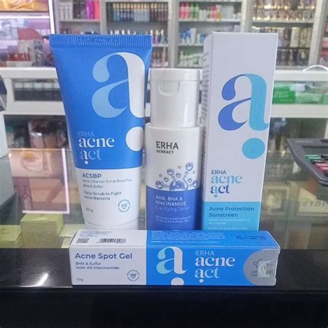 Jual Paket Erha Acneact Paket Perawatan Kulit Jerawat Isi 4pc Spot
