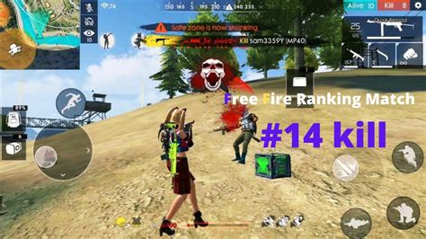 Free Fire Ranking Match Best Solo Vs Squad Ranked Match 14 Kills