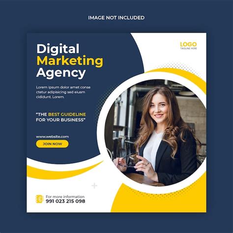 Premium PSD Digital Marketing Agency Social Media And Instagram Post