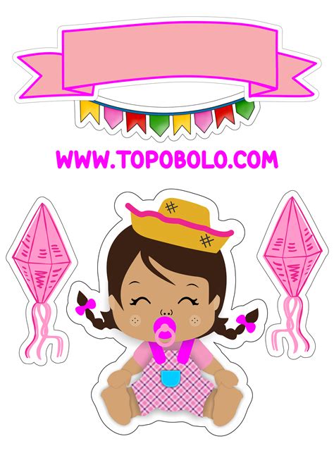 Topo De Bolo Para Imprimir Flork Festa Junina Png Verloop Io
