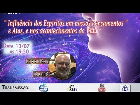 Influência dos Espíritos em nossos Pensamentos e Atos e nos