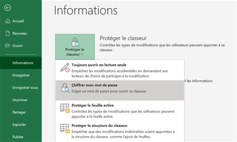 Mettre Un Mot De Passe Sur Un Fichier Excel Mode Demploi IONOS