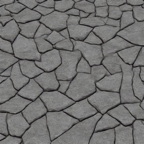 KREA AI Cobble Stone Normal Map Texture