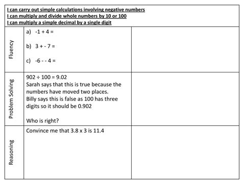 number calculations i can add and subtract three digit whole numbers using written methods i