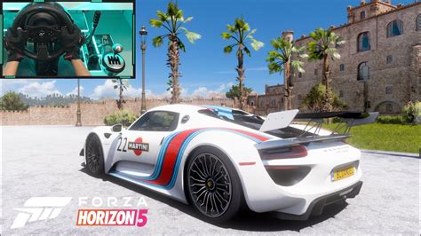 Porsche Spyder Night Gameplay Thrustmaster T Rs Forza Horizon
