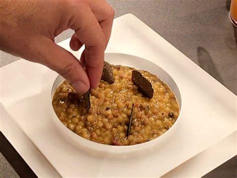 Fregola Sarda Risotto With Black Truffle Our Recipe With Photos