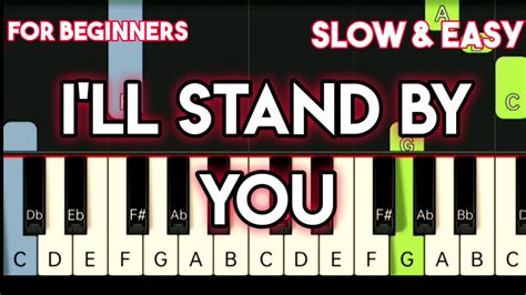 THE PRETENDERS I LL STAND BY YOU SLOW EASY PIANO TUTORIAL YouTube