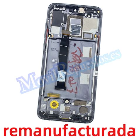 Pantalla Completa LCD Y Táctil Con Marco para Xiaomi Mi9 Gris