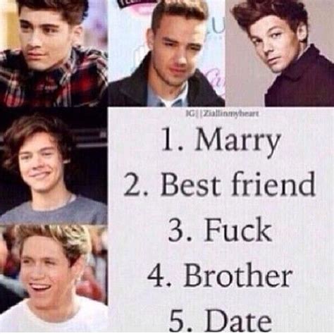Four Different Pictures Of One Direction Signs With The Names Of Two