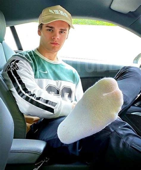 He Shows His Foot Hot Sox Mens Socks Feet