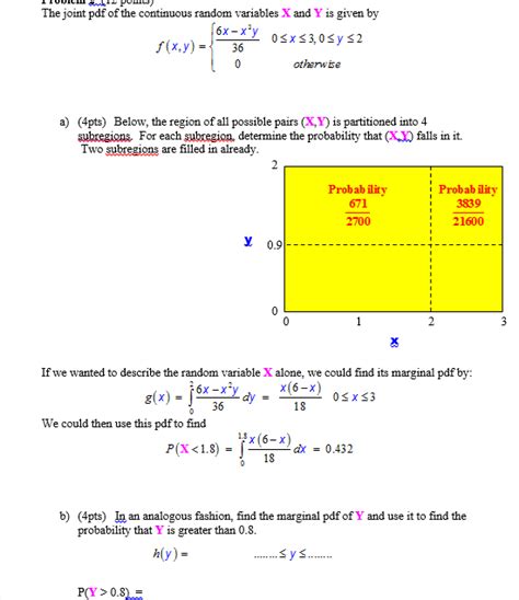 solved the joint pdf of the continuous random variables x