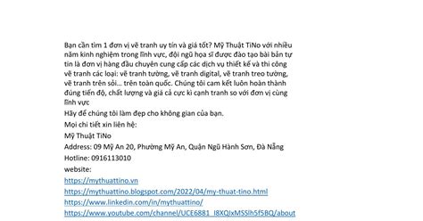 Bạn cần tìm 1 đơn vị vẽ tranh uy tín và giá tốt docx DocDroid