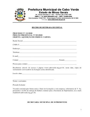 Preenchível Disponível OBJETO AQUISIO DE FRIOS E CARNES Fax Email