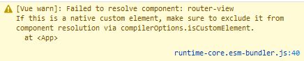 Vue3 Vue Router4 Failed to resolve component びぼうろく
