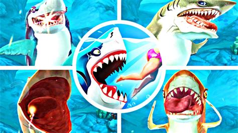 HUNGRY SHARK WORLD ALL OLD SHARKS UNLOCK YouTube