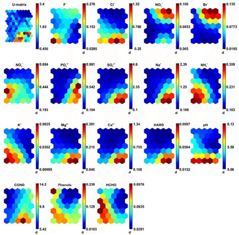 self organizing maps of kohonen all samples all variables download scientific diagram