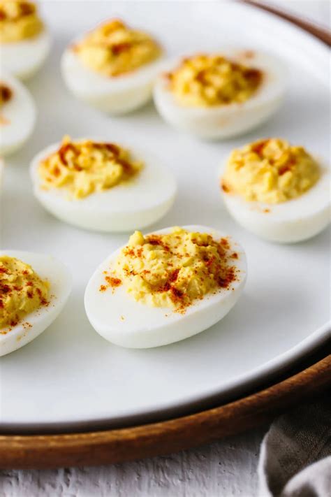 BEST Deviled Eggs Recipe How To Make Deviled Eggs Downshiftology