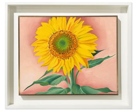 A Sunflower From Maggie Par Georgia O Keeffe Sur Artnet
