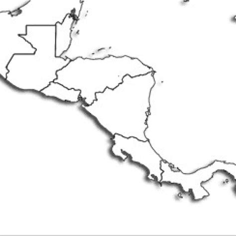 Free Printable Maps Central America