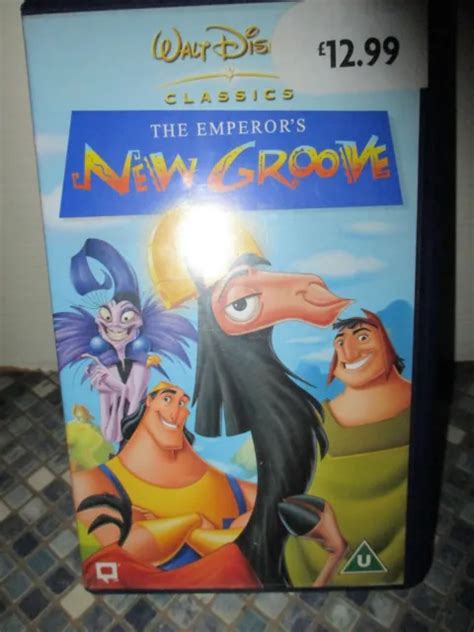 THE EMPEROR S NEW Groove Vhs Walt Disney 2001 Excellent Condition 7 99