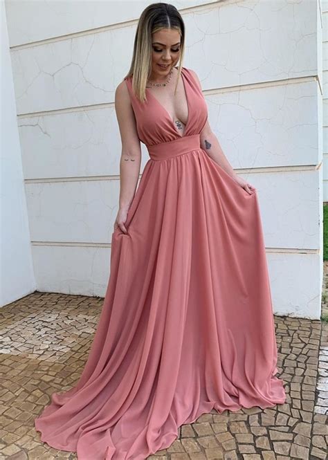 Vestido Rosa Para Madrinha De Casamento 80 Vestidos Para Usar Em 2021