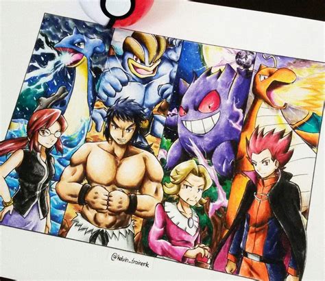 Kanto Elite Four Pok Mon Amino
