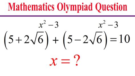 Mathematics Olympiad Equation Learn How To Solve Exponential Equation