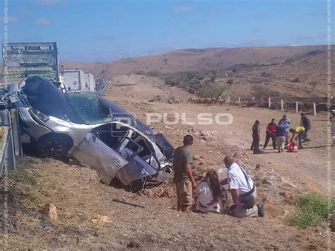 Cuatro heridos deja accidente en carretera FOTOGALERÍA