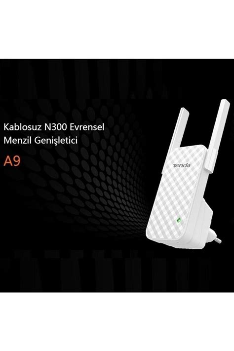 Tenda A9 300 Mbps Wifi n 2 Antenli Sinyal Güçlendirici Access Point