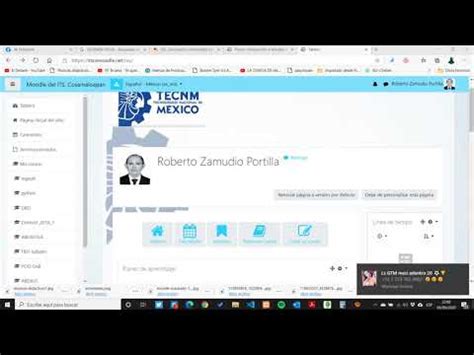 Editar Perfil De Moodle YouTube