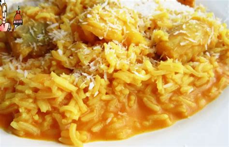 Arroz de caril de tamboril Receitas fáceis rápidas e saborosas