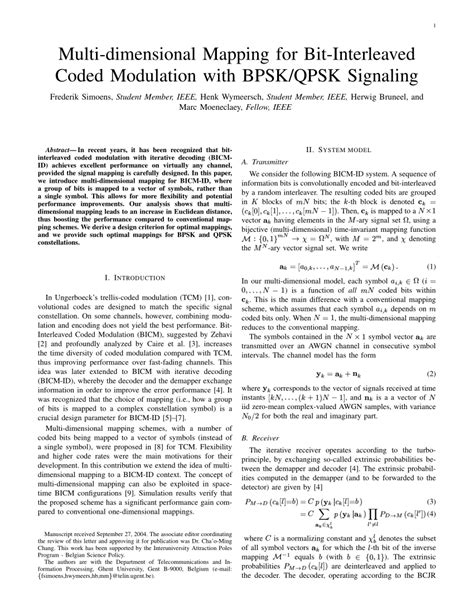 pdf multidimensional mapping for bit interleaved coded modulation with bpsk qpsk signaling
