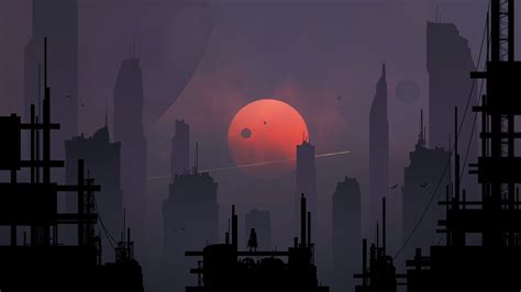 Sci Fi Cityscape Wallpaper