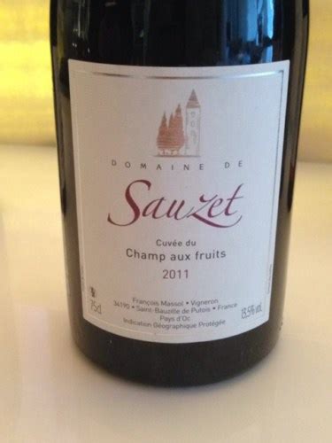 2016 Domaine de Sauzet Cuvée du Champ Aux Fruits Vivino US