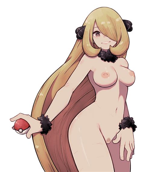 Cynthia Pokemon And 1 More Drawn By Lamb Oic029 Danbooru