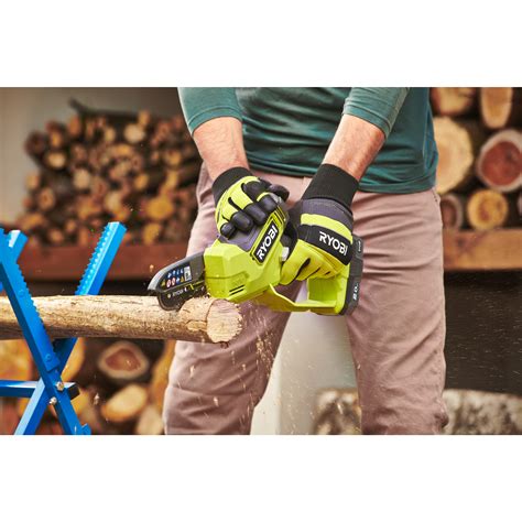 Ryobi 18 V ONE Brushless Akku Einhand Kettensäge RY18PSX10A 0 10 cm Solo